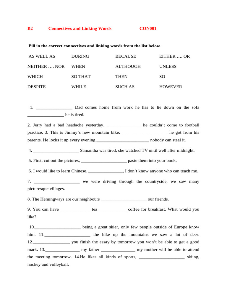 Activities About Liking Words | PDF