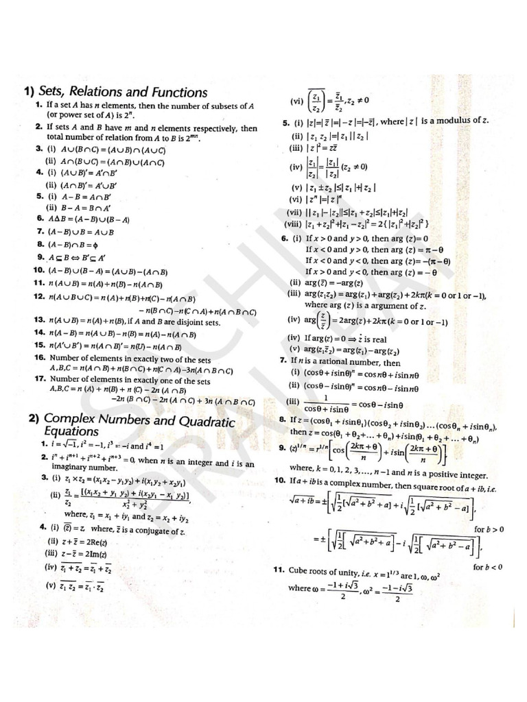 Formulas PDF | PDF