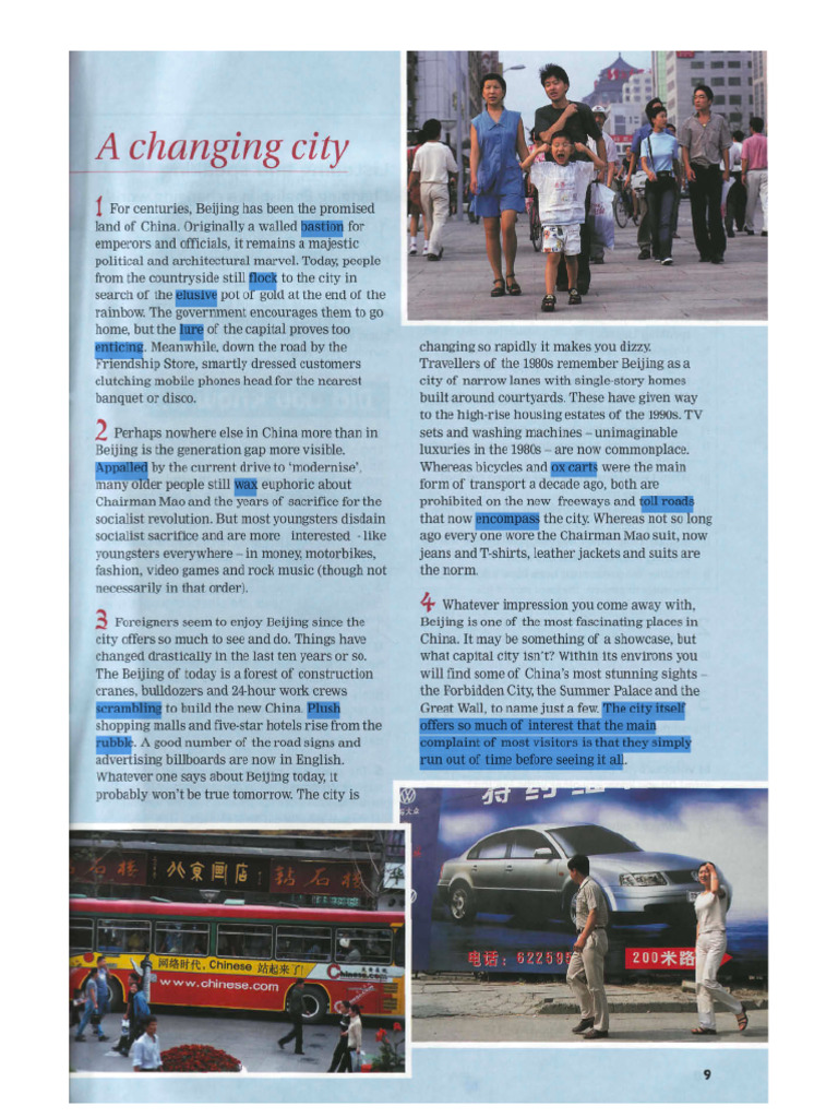 A Changing City | PDF
