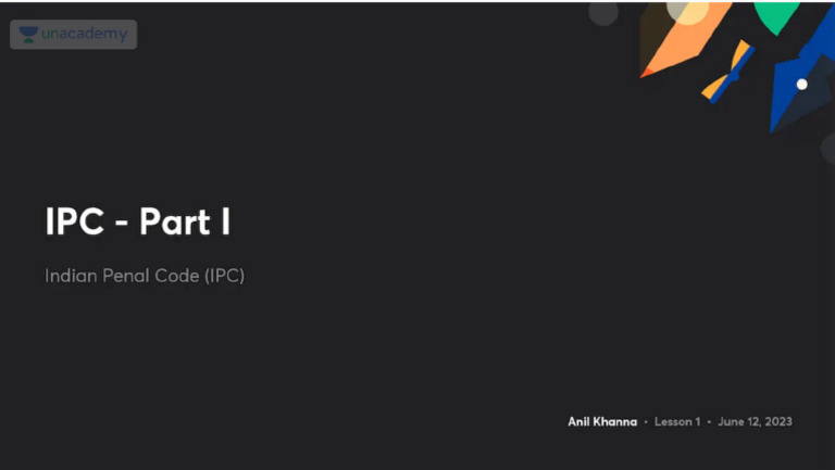IPC Part I No Anno | PDF