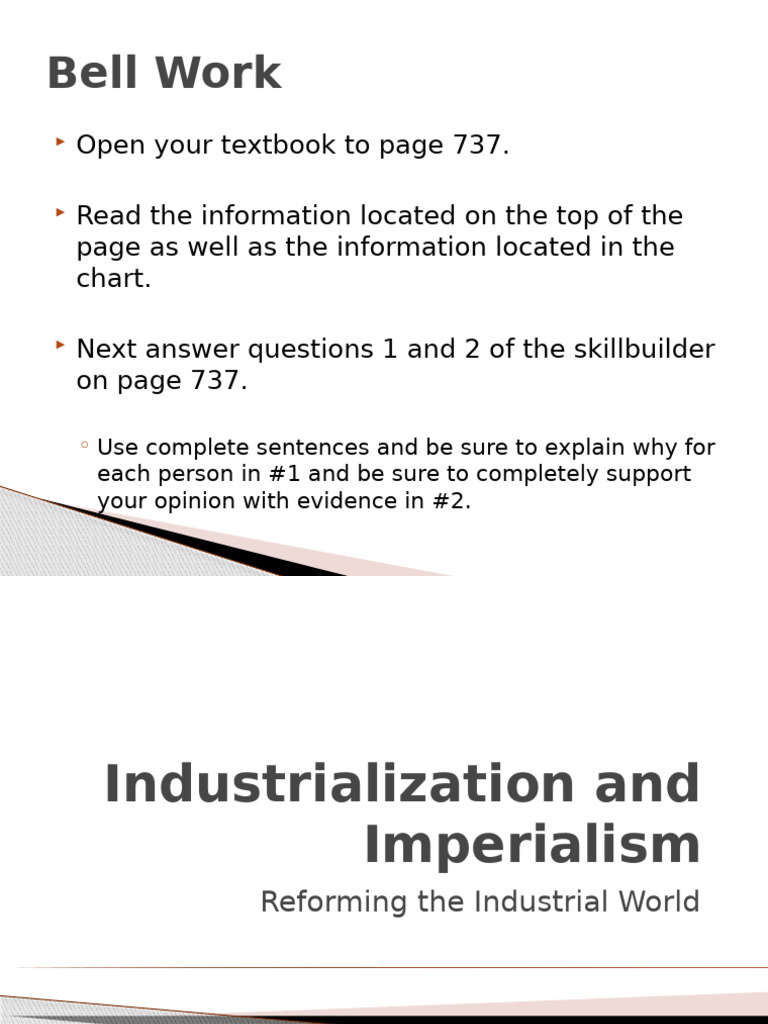 Industrialization, Socialism, and Reform | PDF | Socialism | Capitalism