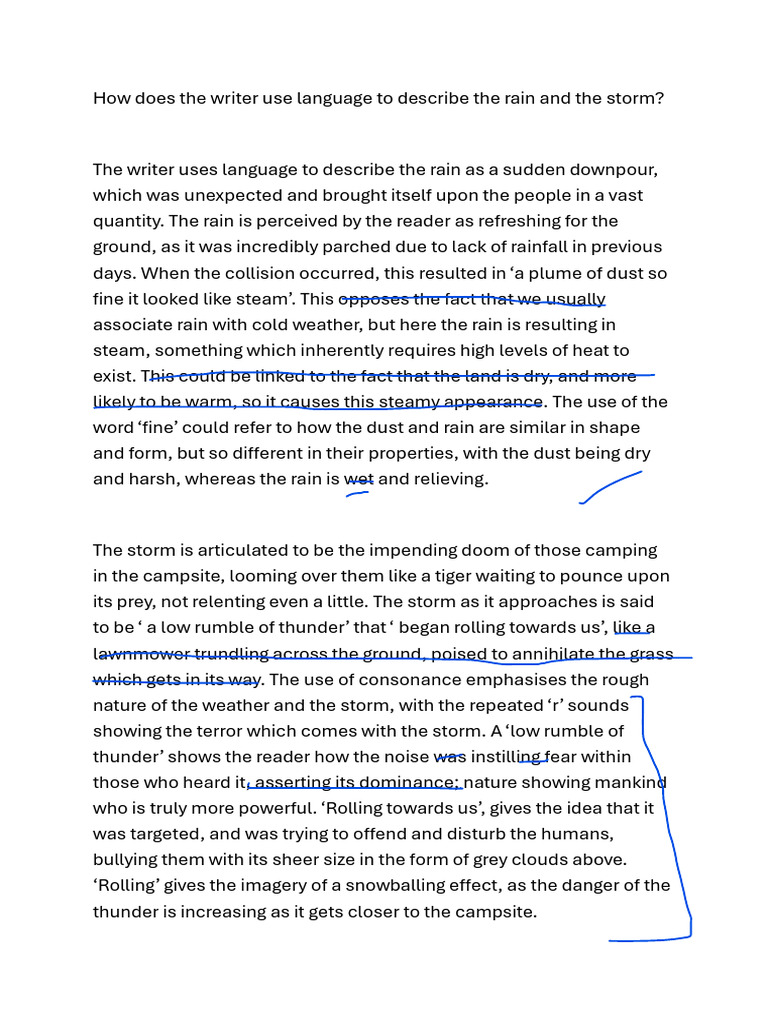12 Marker Language Paper 2 Question 3 IB G Jun22 8700 2 - Marked | PDF ...