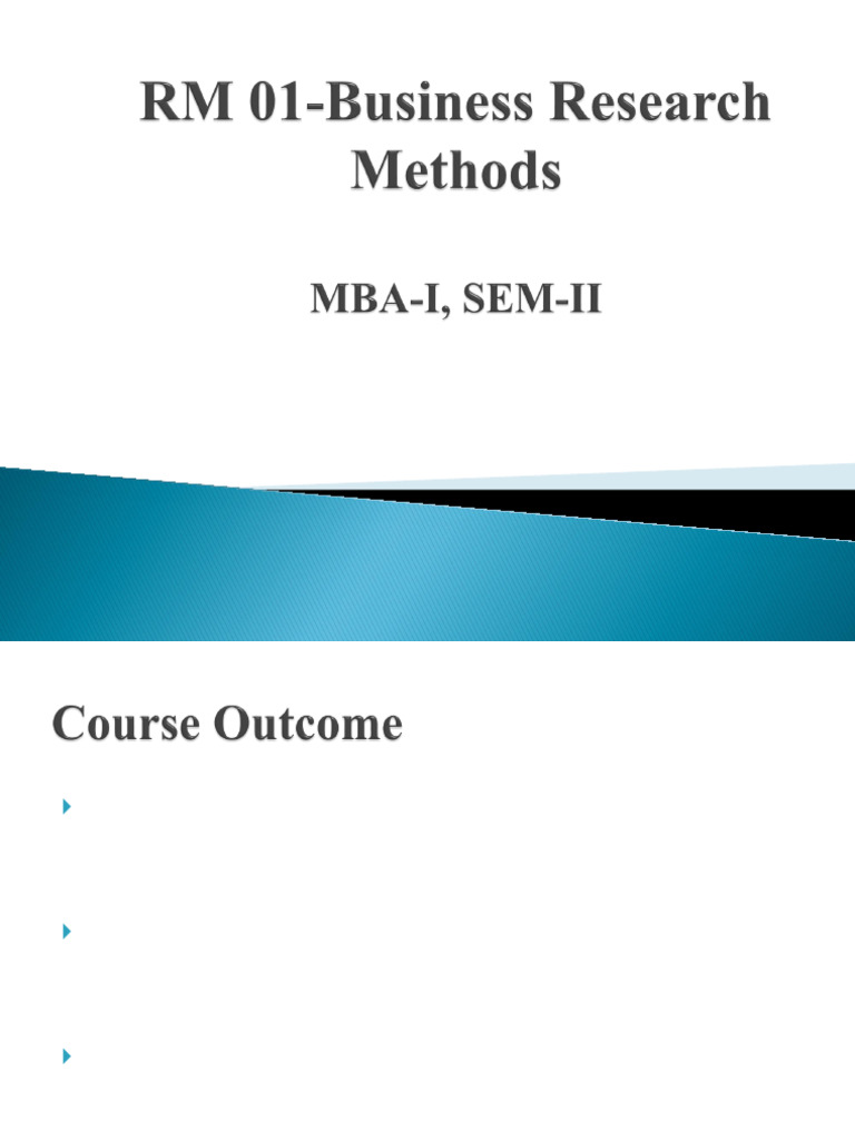Unit No. 1 - Foundations of Research | PDF | Hypothesis | Scientific Method