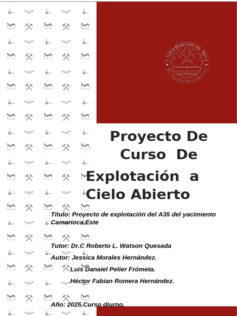 Explotación a Cielo Abierto: A35 Camarioca | PDF | Internet de las ...