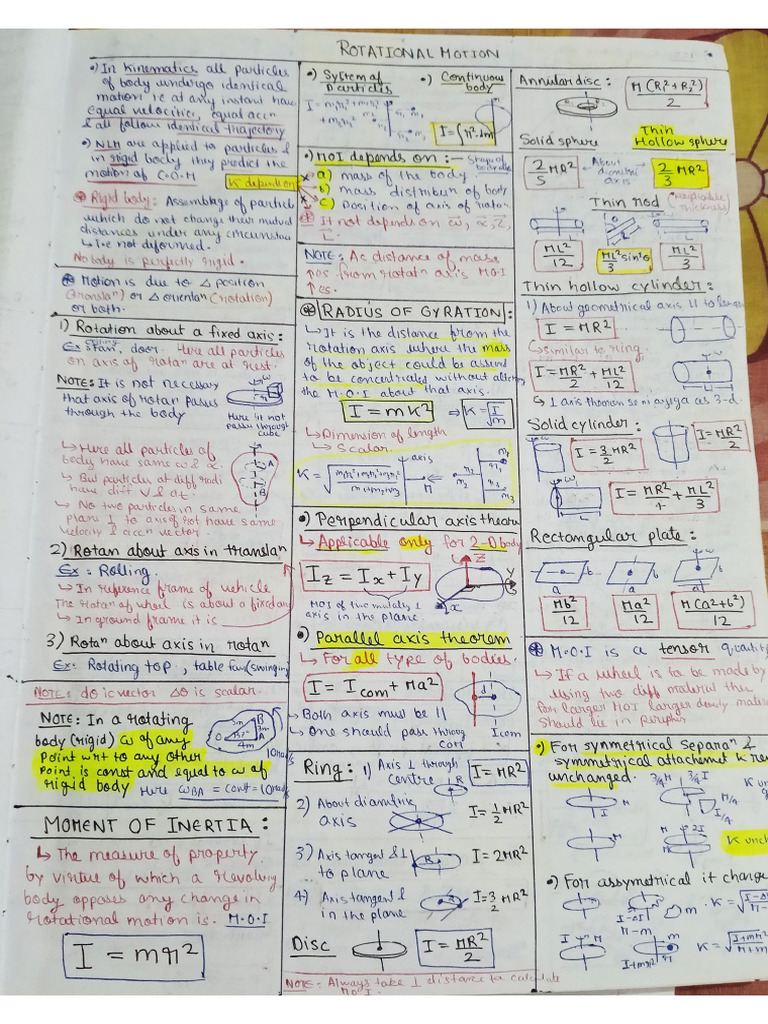 Rotational Motion | PDF