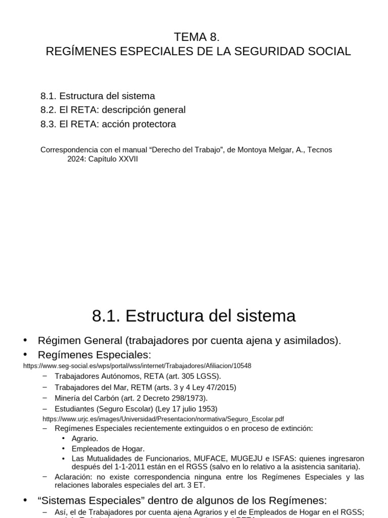 Esquemas Tema 8 | PDF