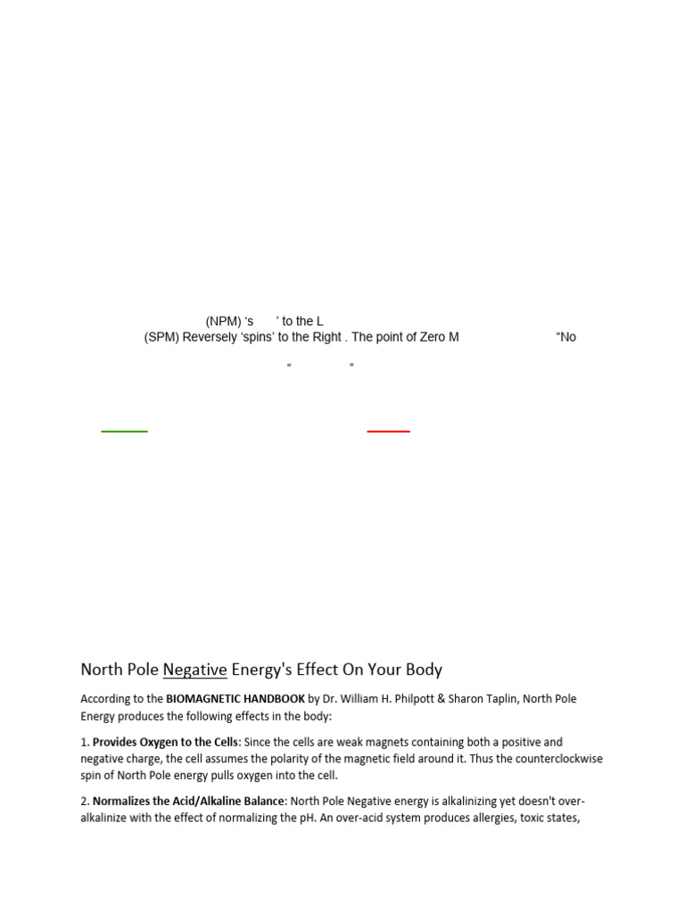 North Pole Negative Energy | PDF | Immune System | Edema