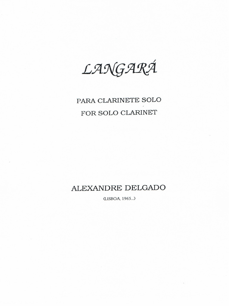 Delgado Alexandre Langará | PDF