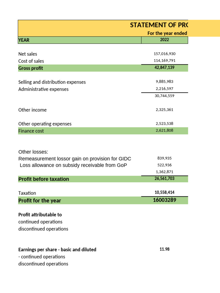 Copy of Copy of Ibf Final Sheet Excel | PDF | Equity (Finance) | Income ...