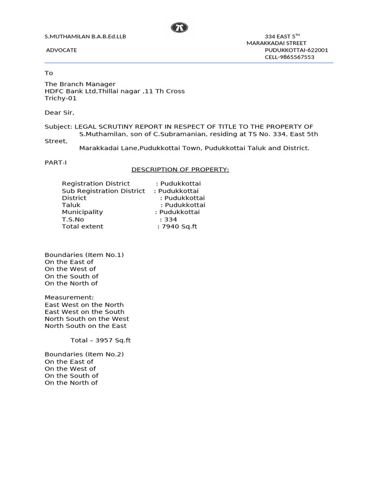 Legal Report | PDF
