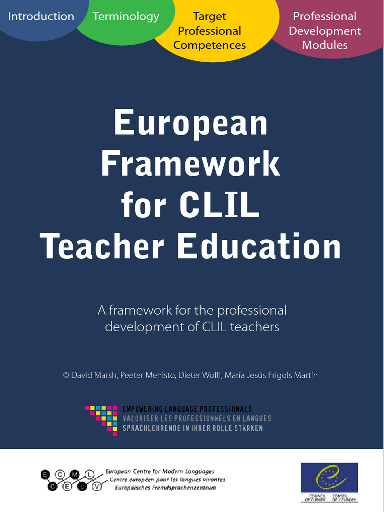 CLIL Teacher Education Framework Guide | PDF | Educational Assessment ...