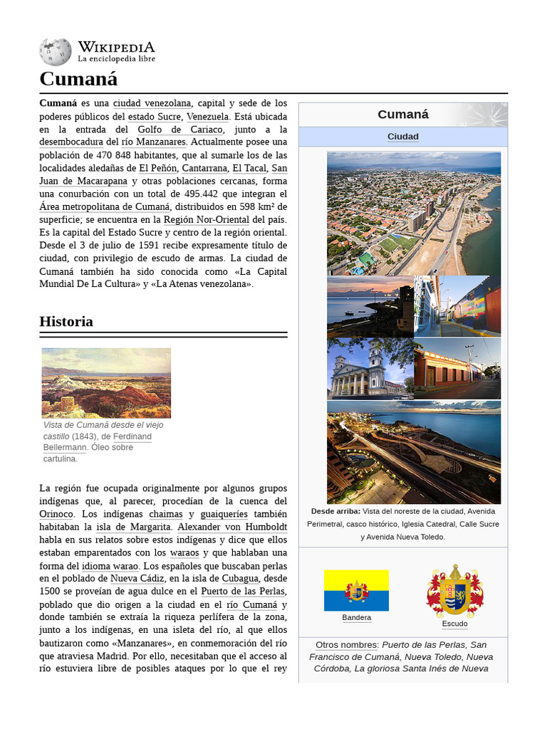 Cumaná | PDF