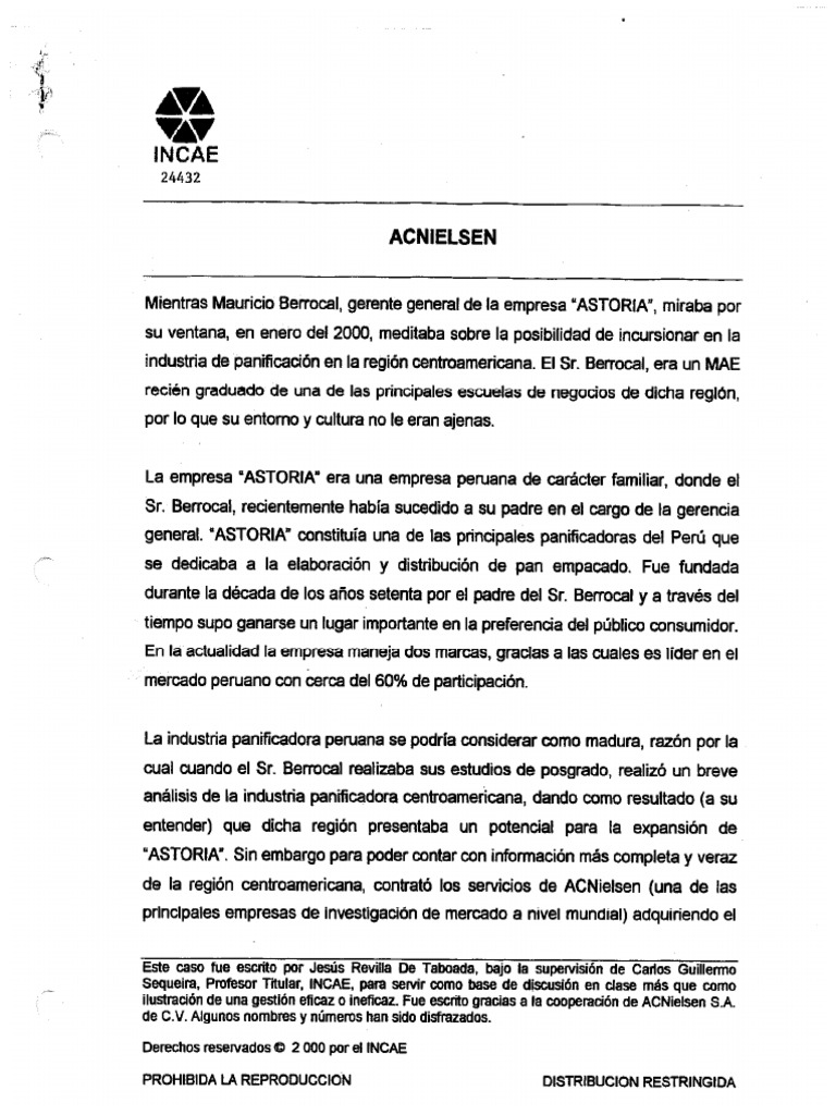C Caso Ac Nielsen | PDF