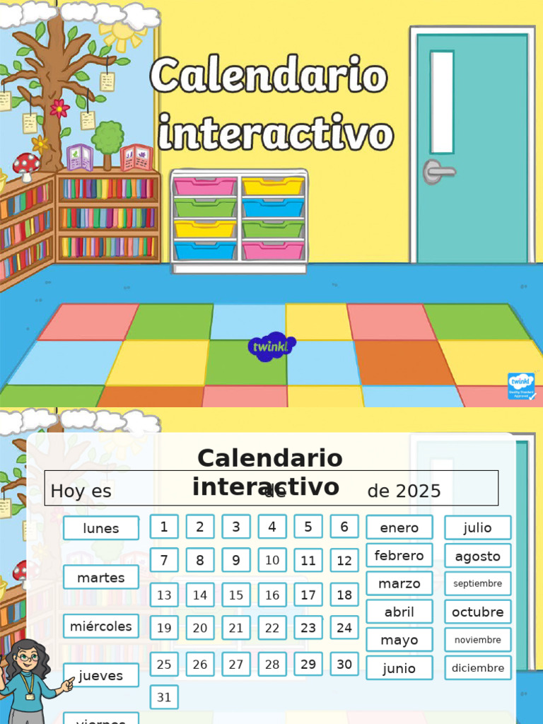 Powerpoint Calendario Interactivo | PDF