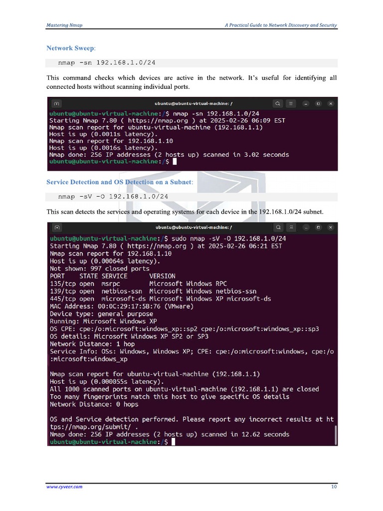 Nmap 104 | PDF
