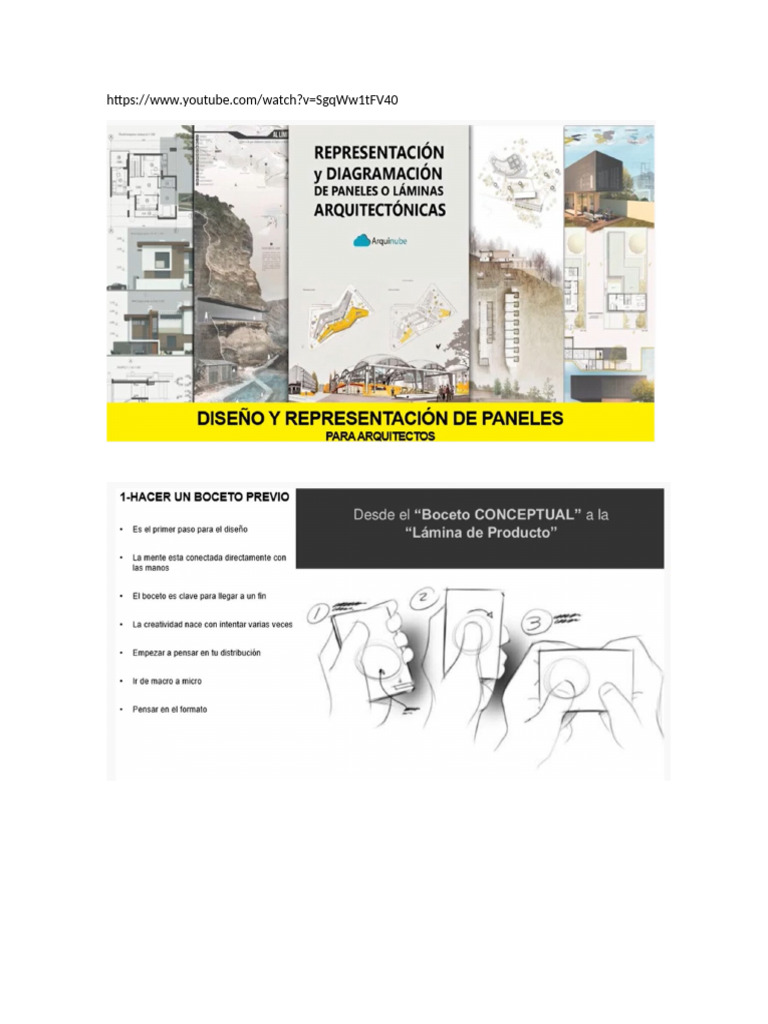 Como Hacer Un Panel Arquitectónico | PDF