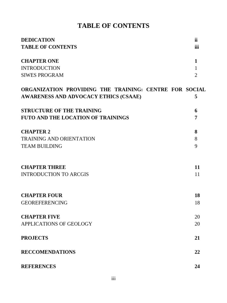 SIWES Training Overview and Structure | PDF