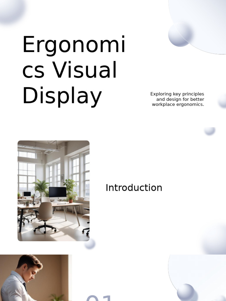 Ergonomics Visual Display | PDF | Usability | Workplace