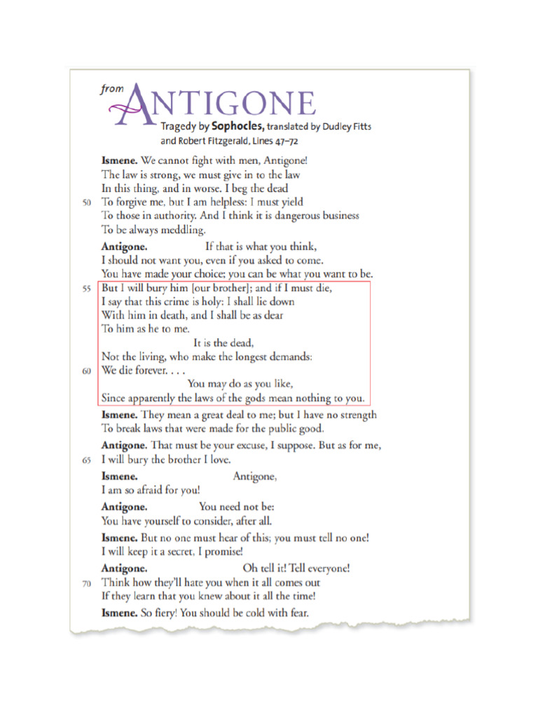 Antigone: Tragic Hero Analysis | PDF