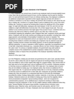 Belize Labor Laws Overview 2024 | PDF | Sick Leave | Overtime