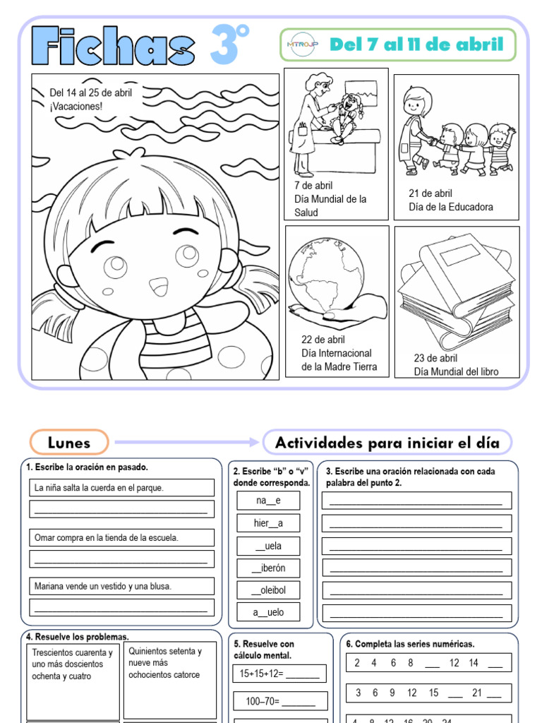 Fichas 3° | PDF | Publicidad | Póster