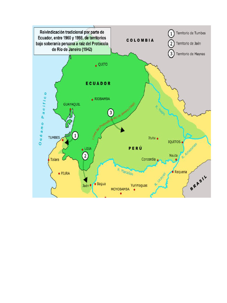 Mapa Guerra Del Cenepa | PDF