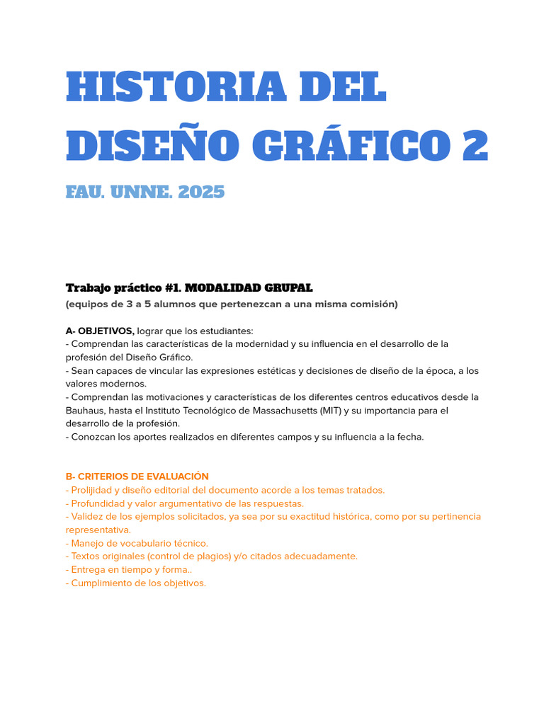 HDG2 - TP1 - 2025 | PDF | Diseño | Tipografía