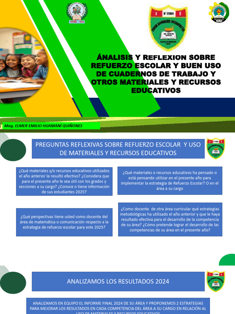 Informe de Refuerzo Escolar 20204 | PDF