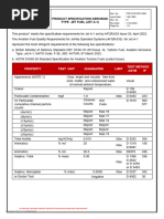 Jet Fuel Specifications Guide | PDF | Jet Fuel | Chemistry