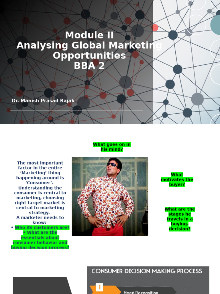 Module II-V Im Bba 2 | PDF | Consumer Behaviour | Marketing