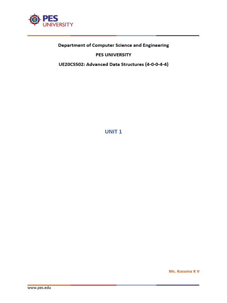 Unit1 Notes 20210129105526 | PDF | Data Type | Class (Computer Programming)