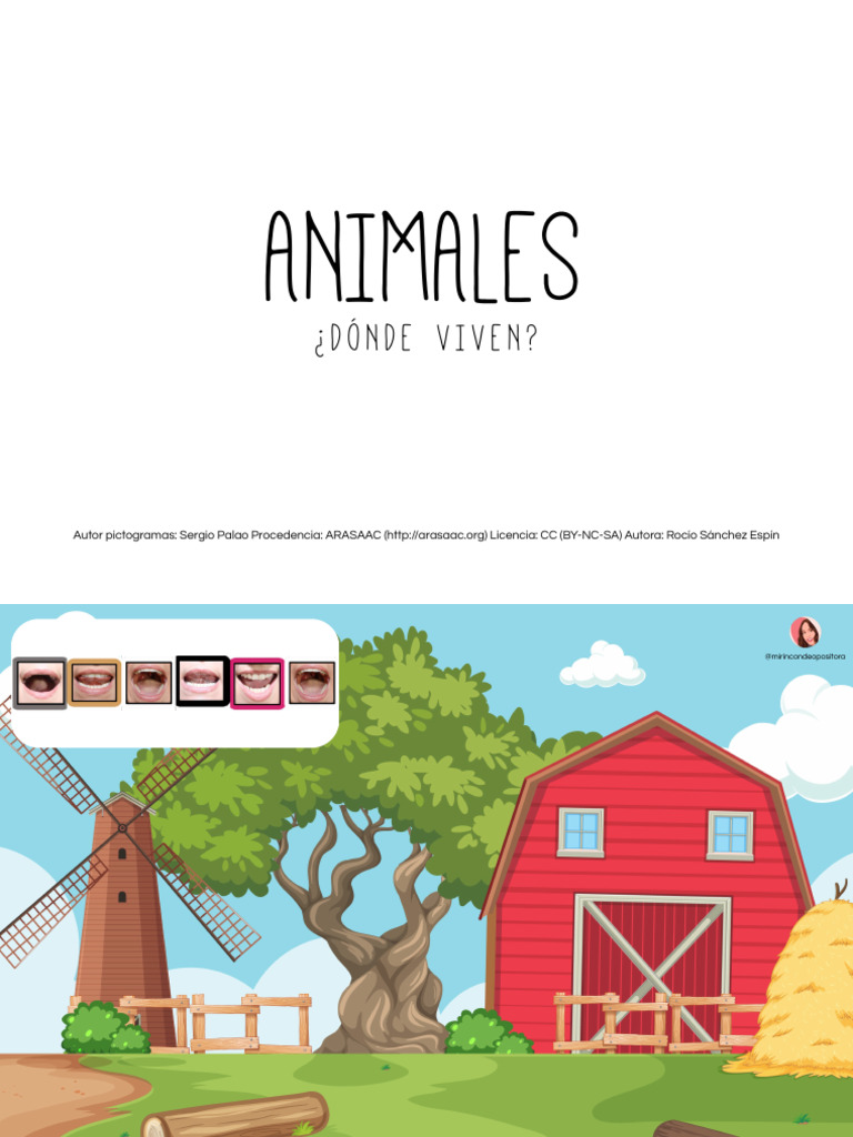 Material Teacch Animales Dónde Viven | PDF