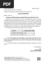 Revised CGTMSE Annual Guarantee Fees | PDF