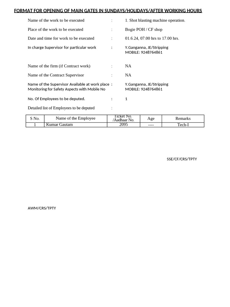 Gate Pass 1.6.24 | PDF