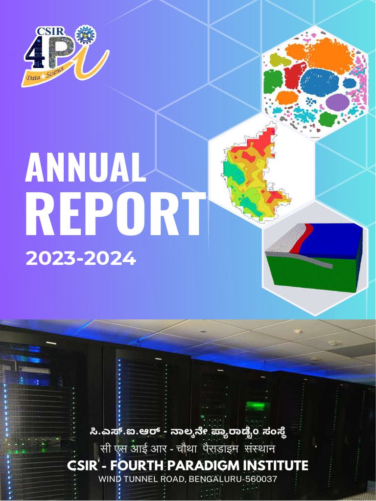 CSIR 4PI Annual Report 2023 2024 Compressed | PDF | Supercomputer ...