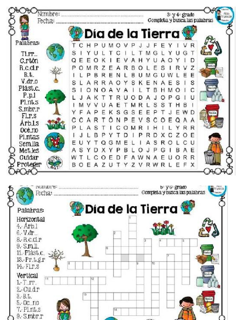 Actividades Dia de La Tierra | PDF