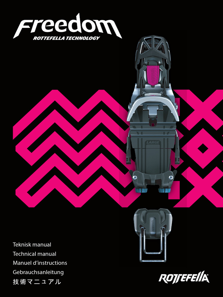 Mounting Instructions Rottefella Telemark NTN Freedom | PDF
