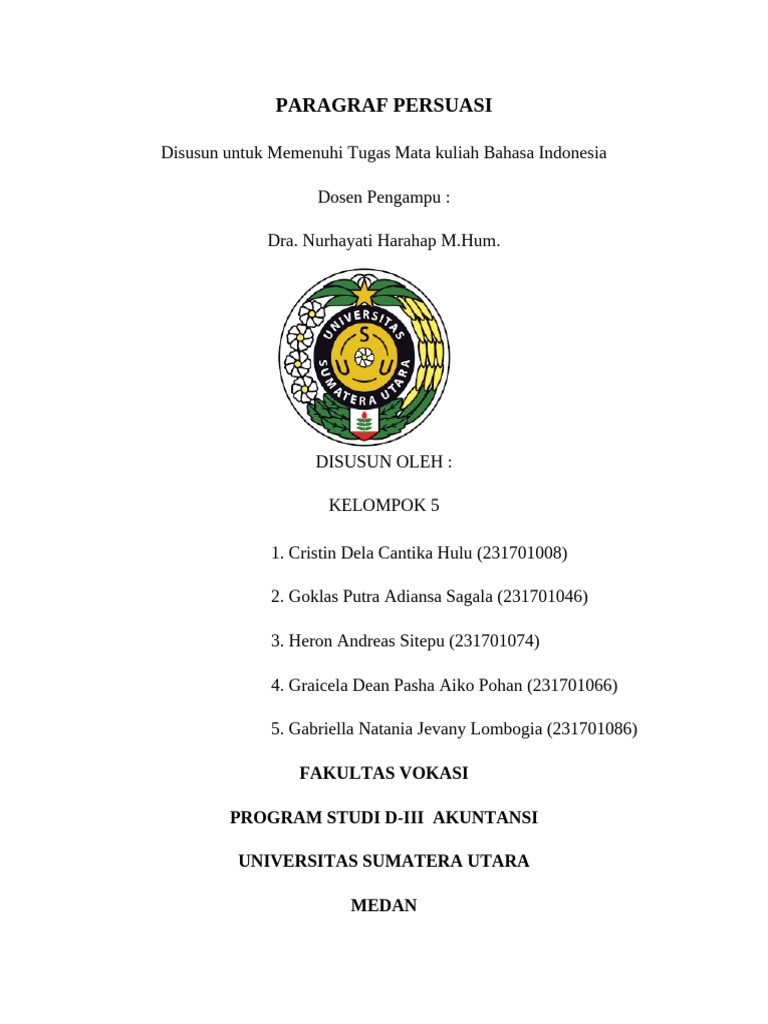 Ciri dan Contoh Paragraf Persuasi | PDF