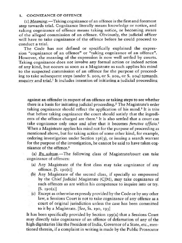 Cognizance | PDF