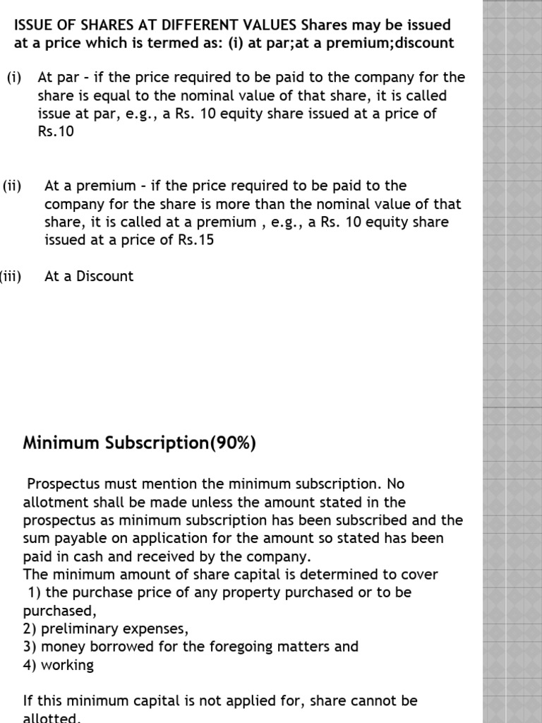 Issue,forfeiture and Reissue of Forfeited Shares | PDF | Securities ...