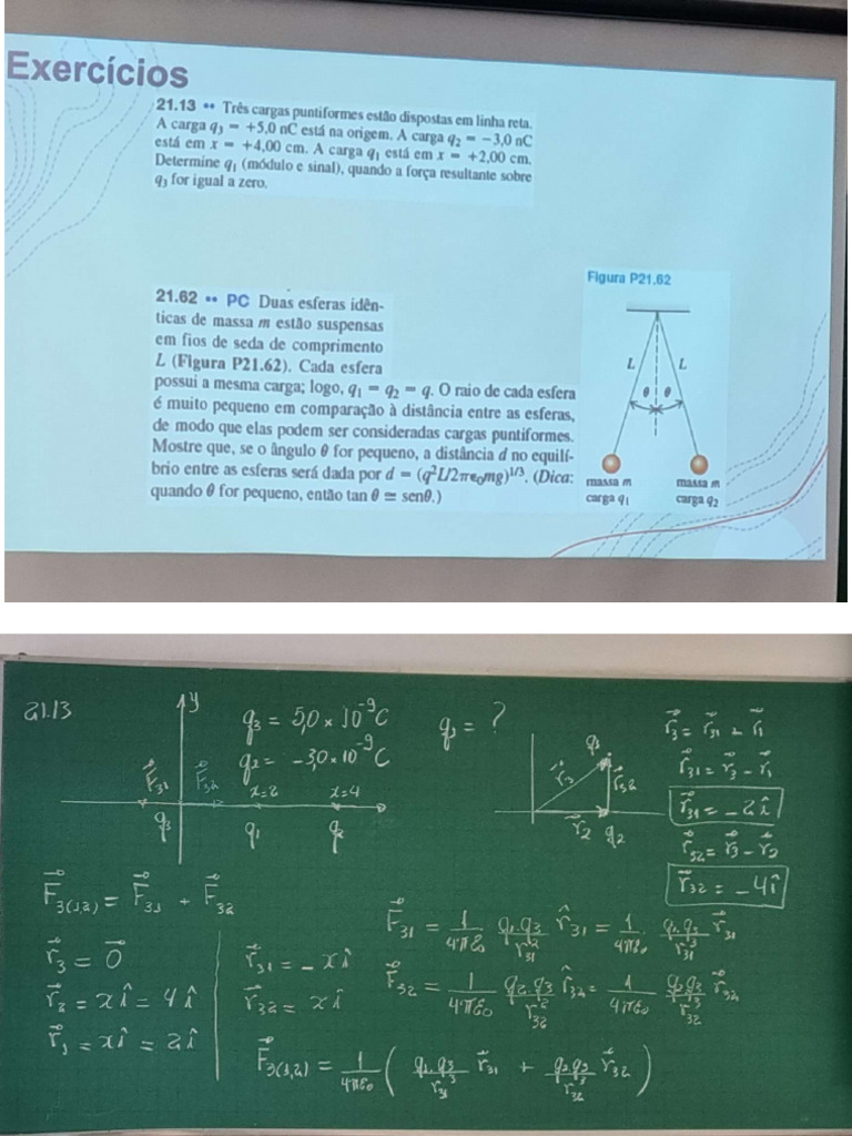 Exercicios aula 1 e 2- FIS3 | PDF