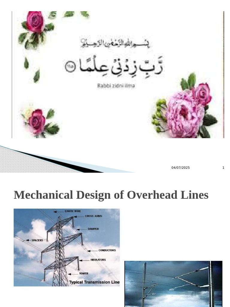 Mechanical Design of Overhead | PDF | Insulator (Electricity) | Electric Power Transmission