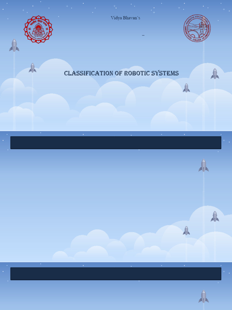 Classification of Robotic Systems Overview | PDF | Electric Motor | Welding