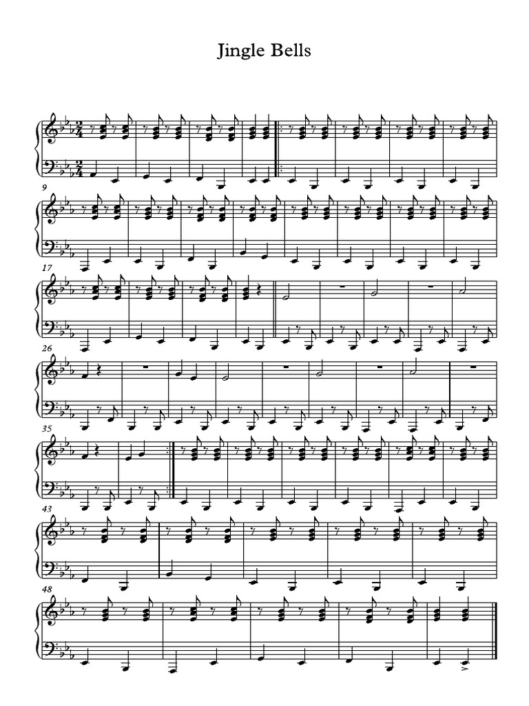 Piano Jingle Bells | PDF