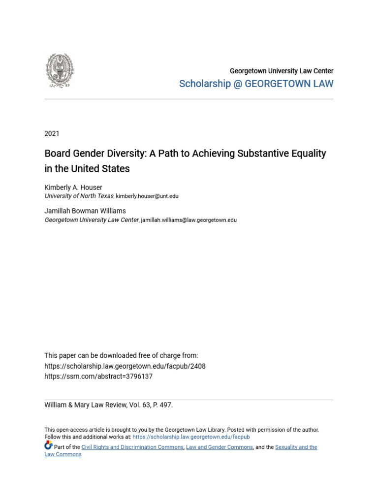 Board gender diversity | PDF