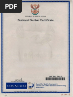 Matric Statement of Results | PDF