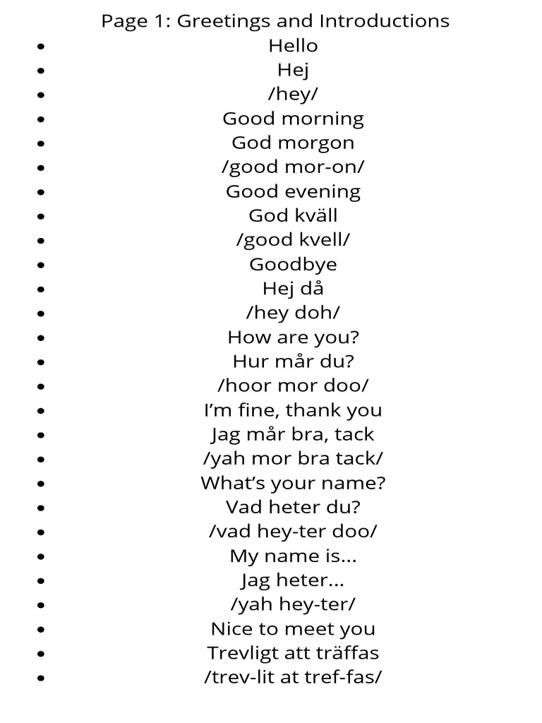 Swedish Made Easy | PDF