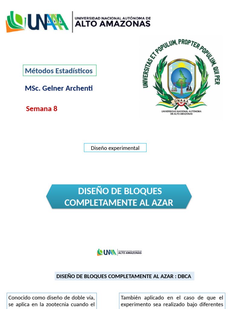 Diseño Experimental DBCA en Estadística | PDF | Experimentar | Spss