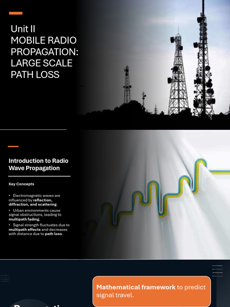 Unit II Mobile Radio Propagation Large Scale Path Loss - ppt-1-15 | PDF | Radio Propagation ...