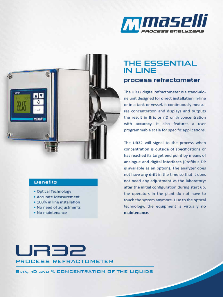 Datasheet-UR32 (Maselli) | PDF | Equipment